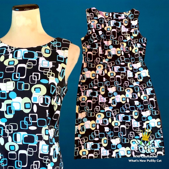 Dress Barn | Dresses | Atomic Novelty Print Sheath Dress By Dressbarn ...